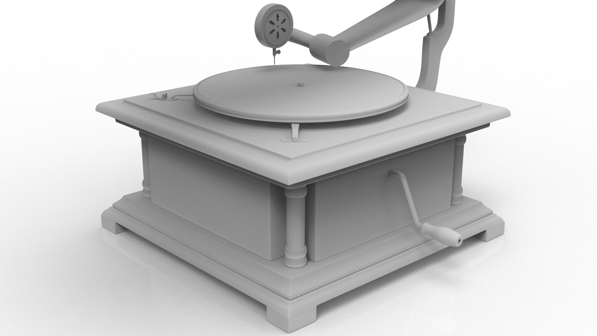 3D Gramophone model - TurboSquid 2123909
