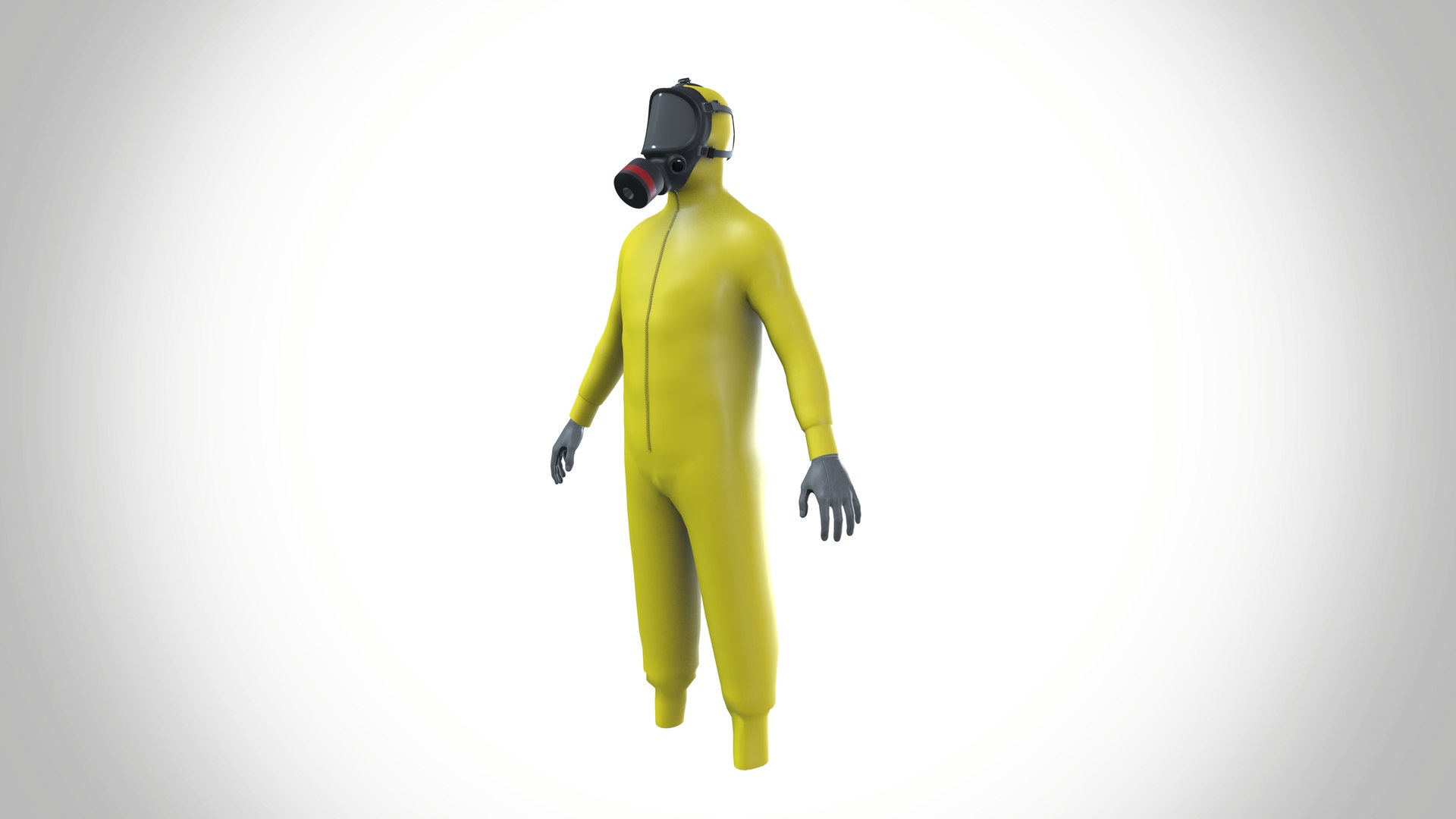 3D Gas Suit And Mask Model - TurboSquid 2259532