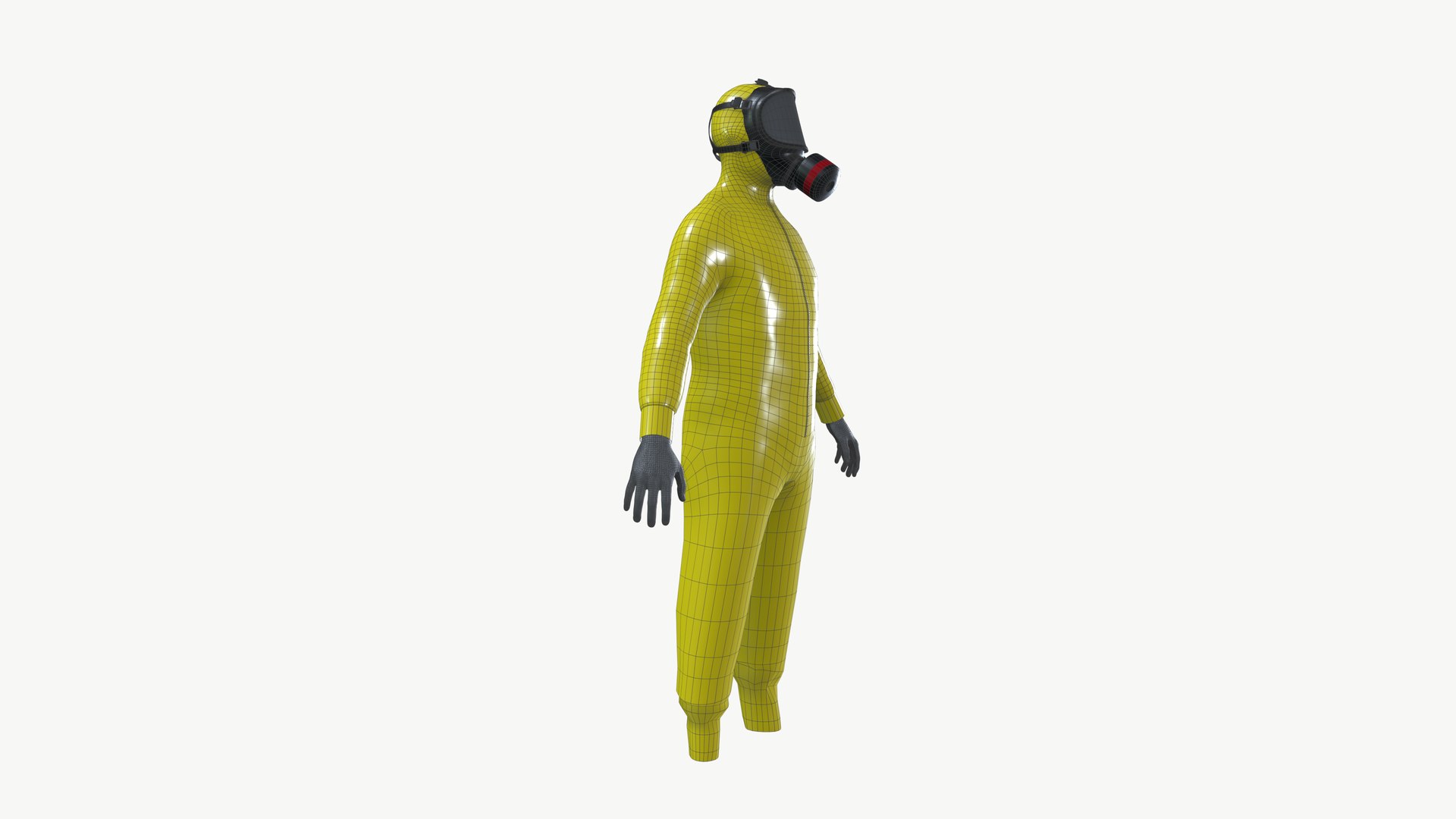 3D Gas Suit And Mask Model - TurboSquid 2259532