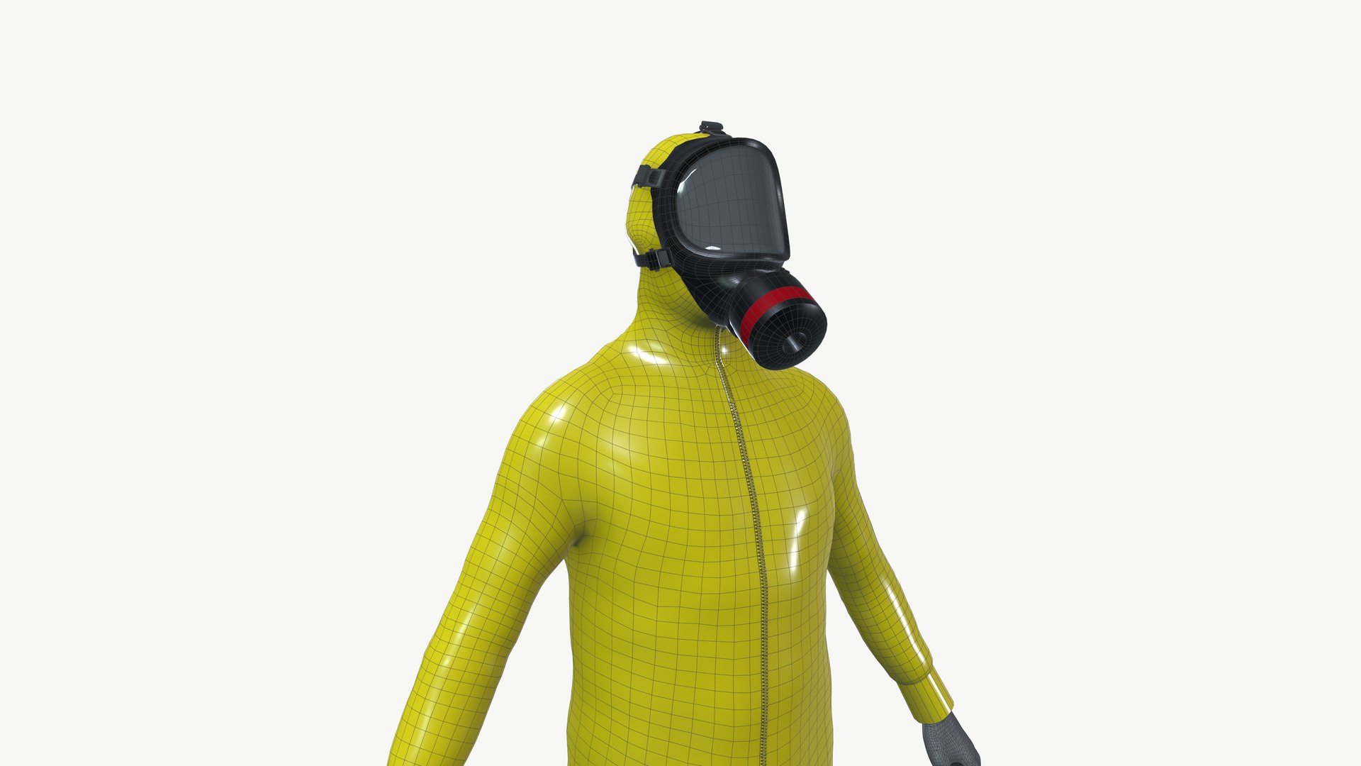 3D Gas Suit And Mask Model - TurboSquid 2259532
