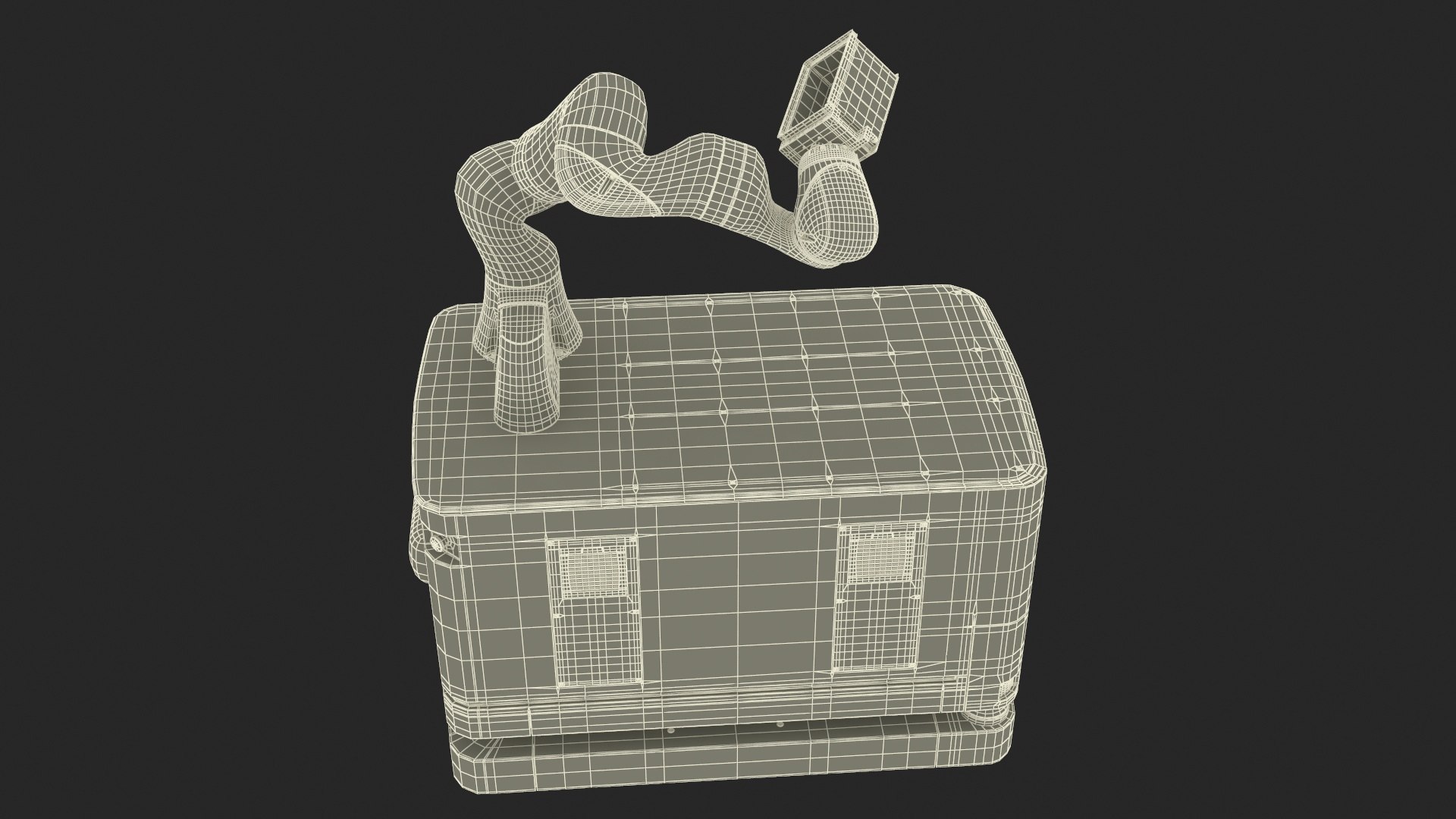 3D Model Mobile Robot KUKA KMR Iiwa With Special Box Rigged ...