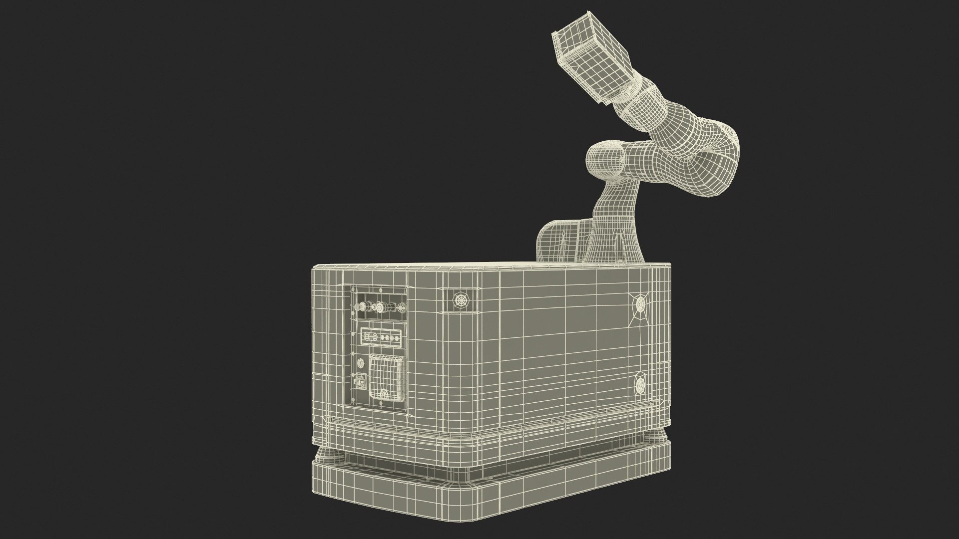 3D Model Mobile Robot KUKA KMR Iiwa With Special Box Rigged ...