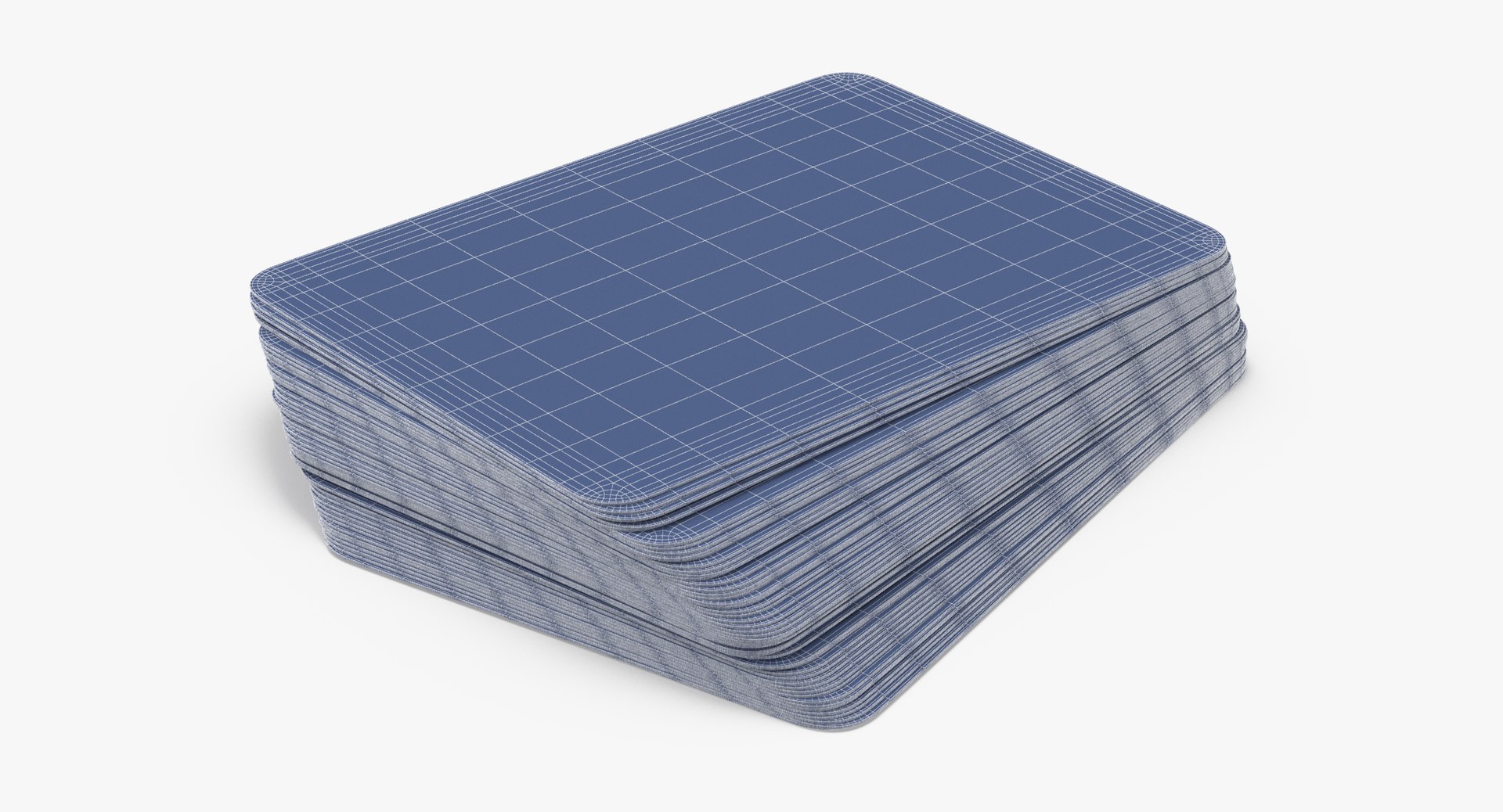 Playing Cards Blue Deck Model - TurboSquid 1155189