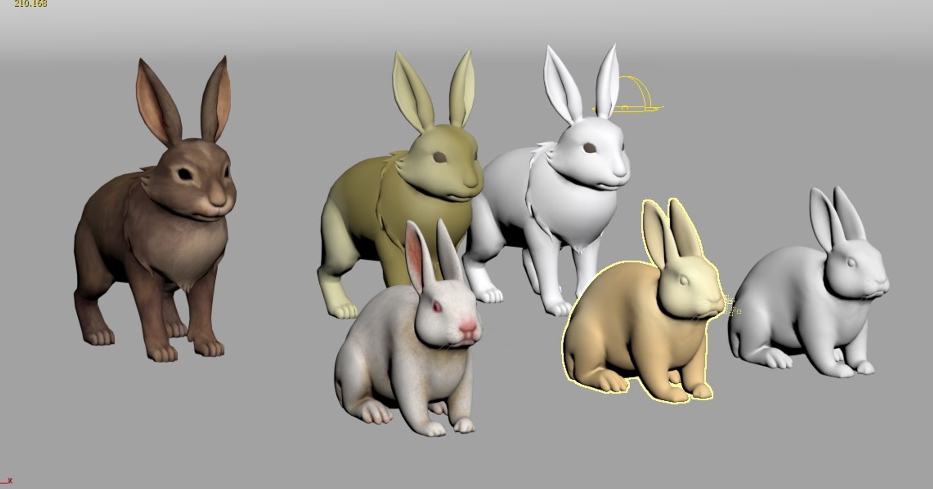 3D Rabbit Animal Mammal Model - TurboSquid 1431892