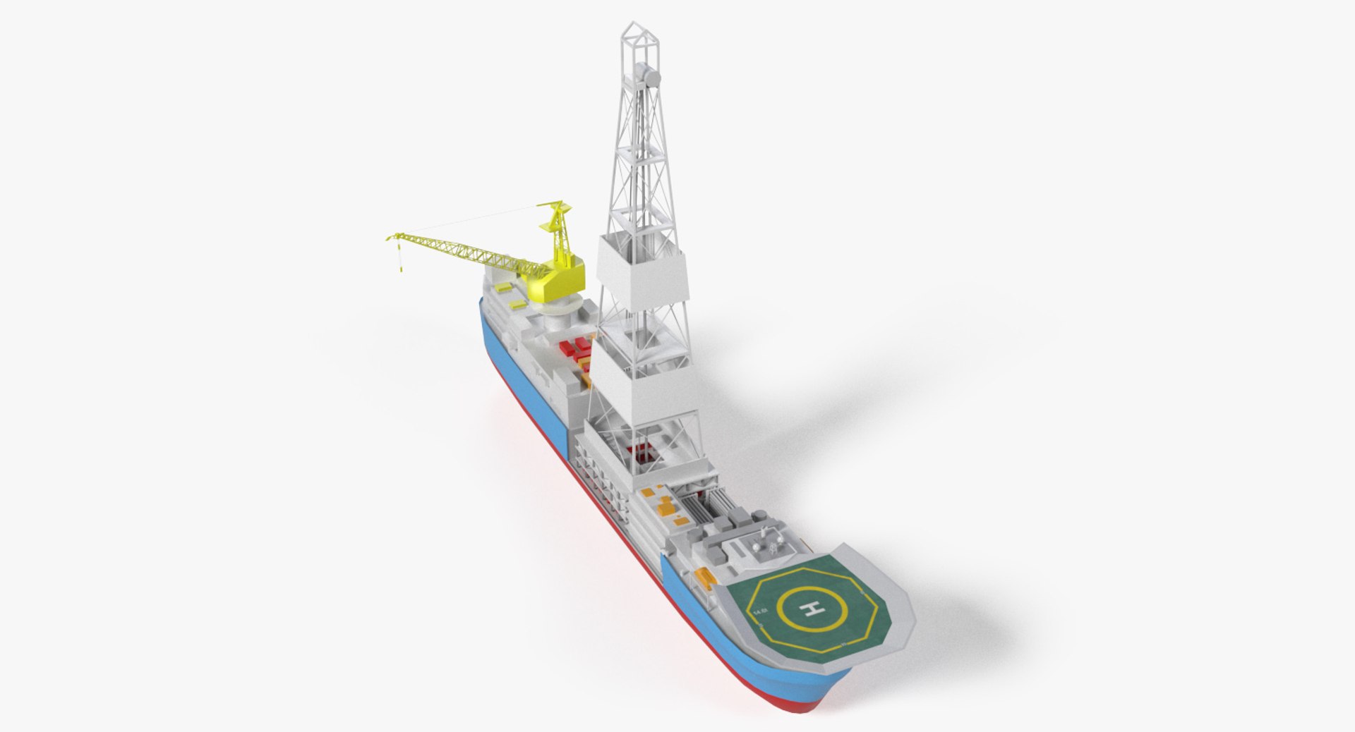 3d Drill Ship