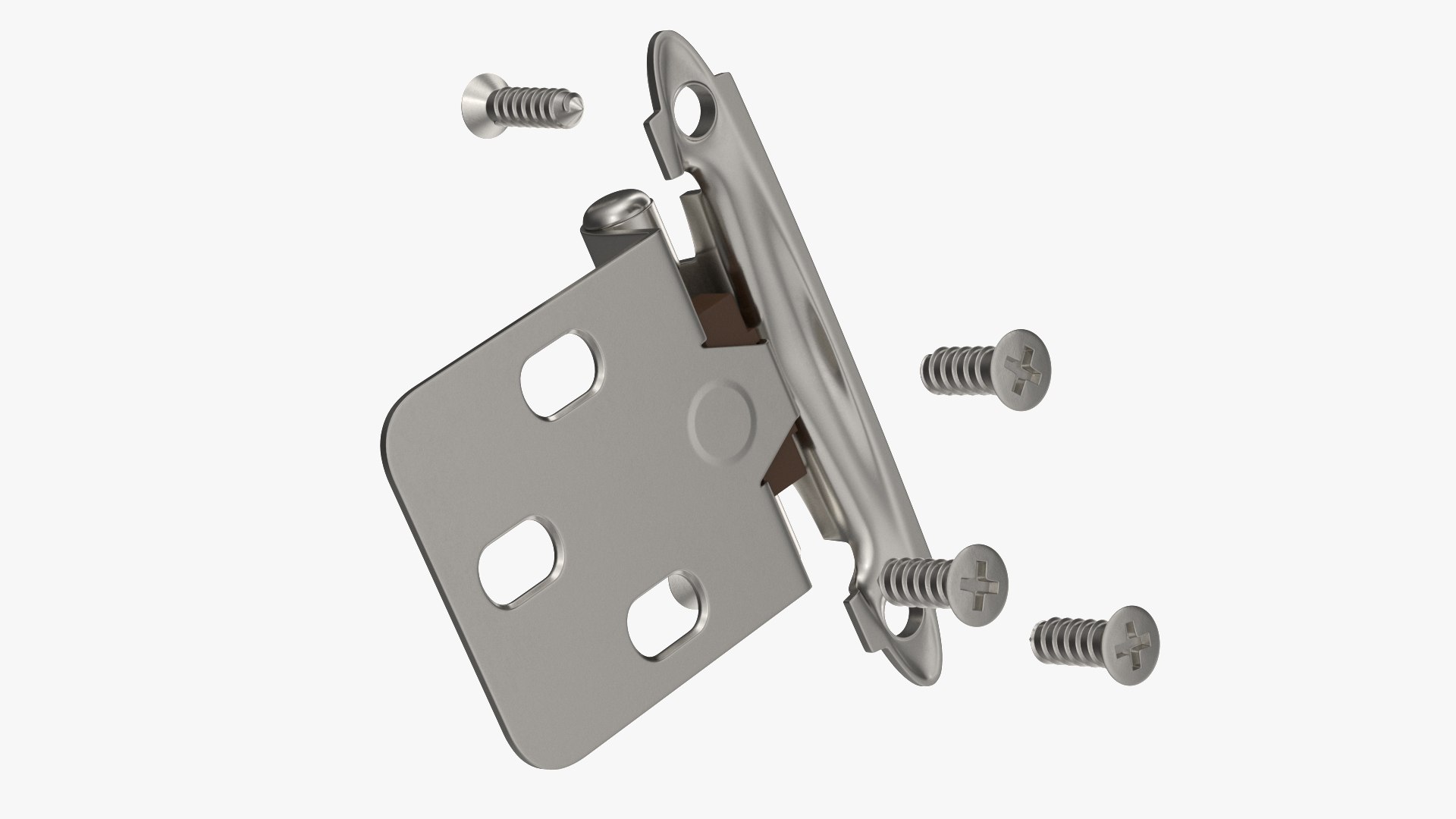 Variable Overlay Hinge 3D Model - TurboSquid 1594272
