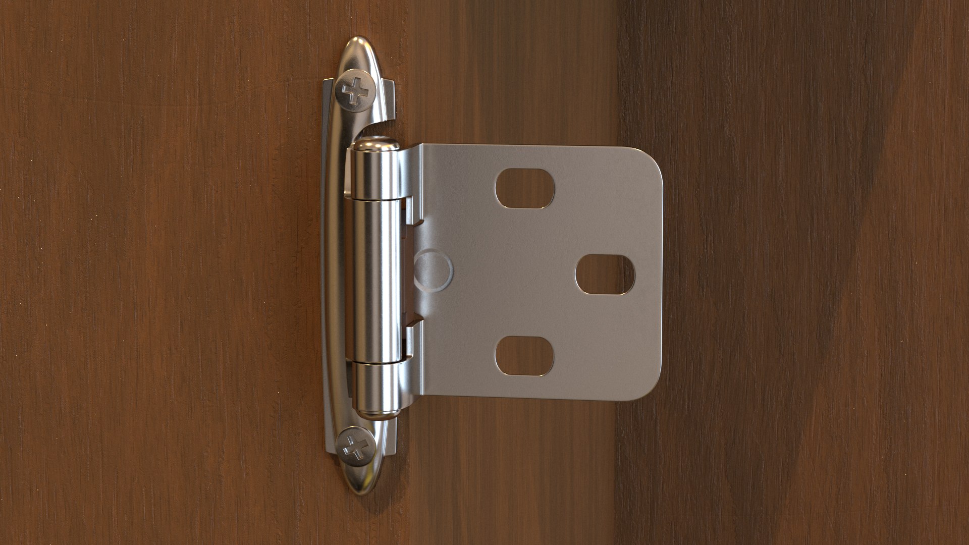 Variable Overlay Hinge 3D Model - TurboSquid 1594272