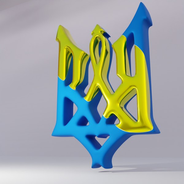 Ukrainian Coat of Arms Trident 3D 모델 - TurboSquid 2072425