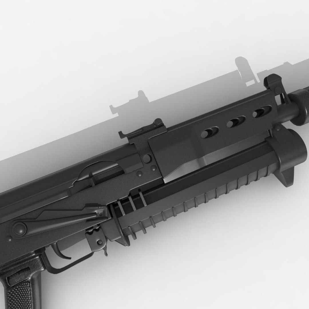 3d Pp-19 Bizon Submachine Gun