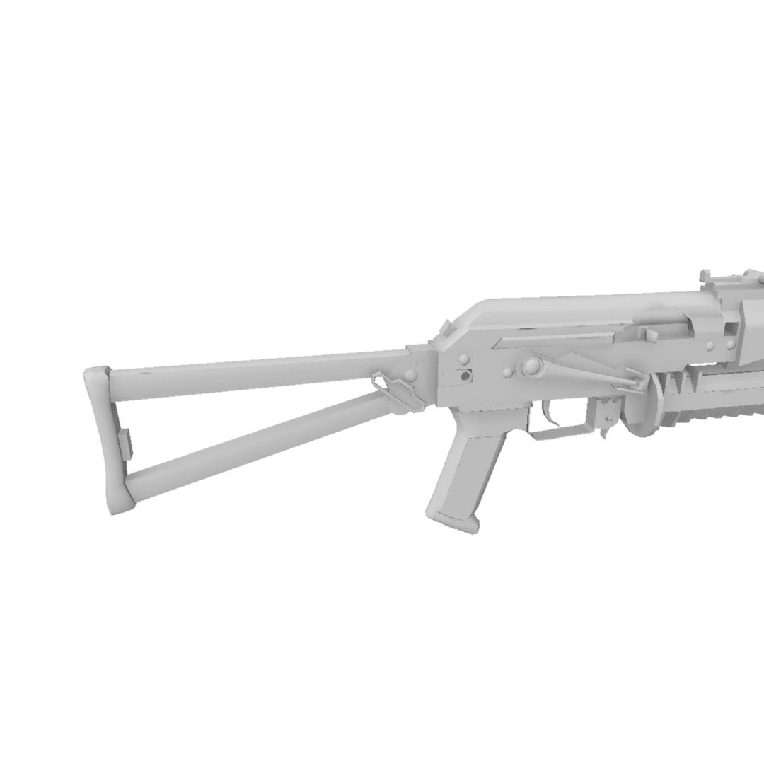 3d Pp-19 Bizon Submachine Gun