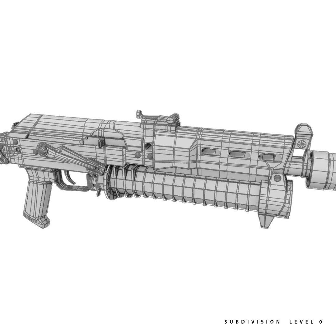 3d Pp-19 Bizon Submachine Gun