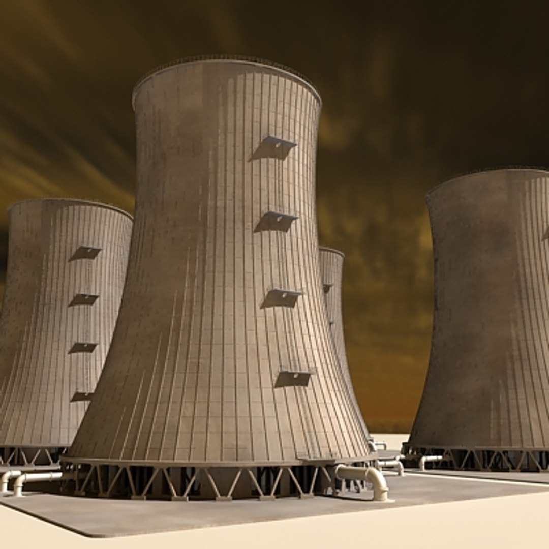 Maya Nuclear Cooling Tower