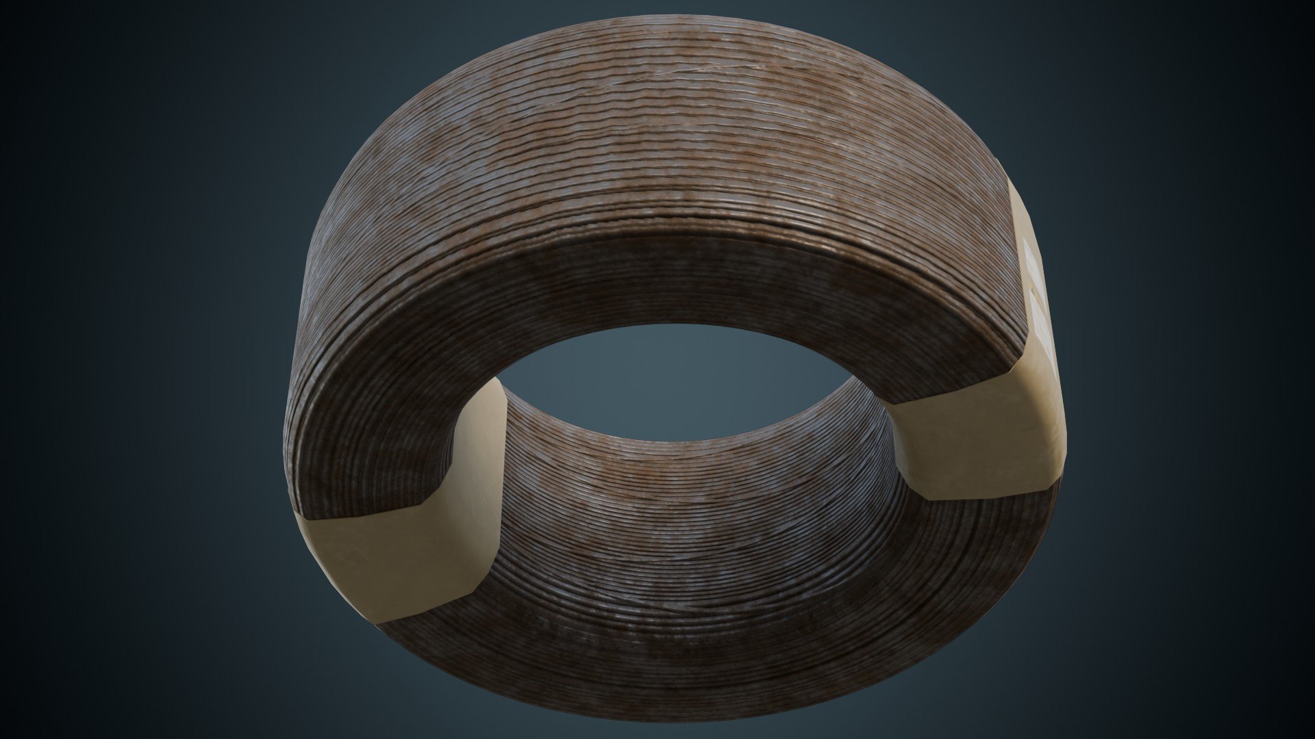 3D Steel Wire Rope 1A - TurboSquid 2249641