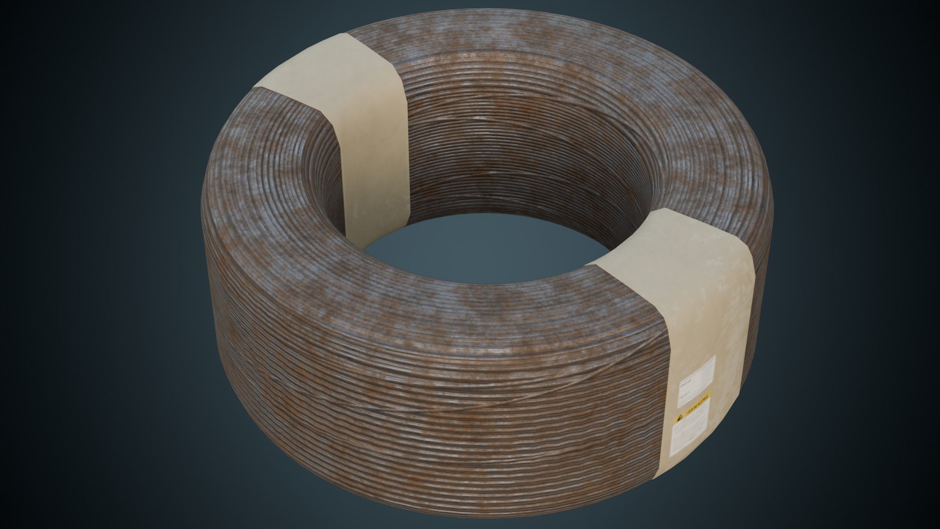 3D Steel Wire Rope 1A - TurboSquid 2249641