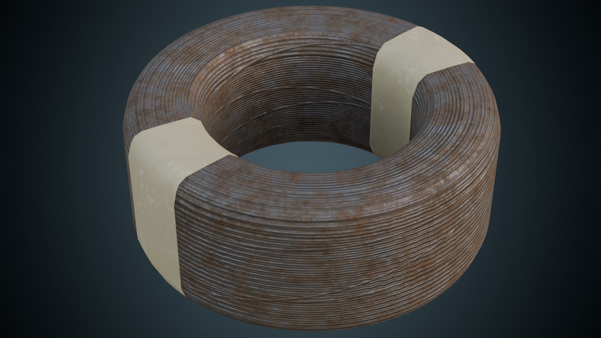 3D Steel Wire Rope 1A - TurboSquid 2249641