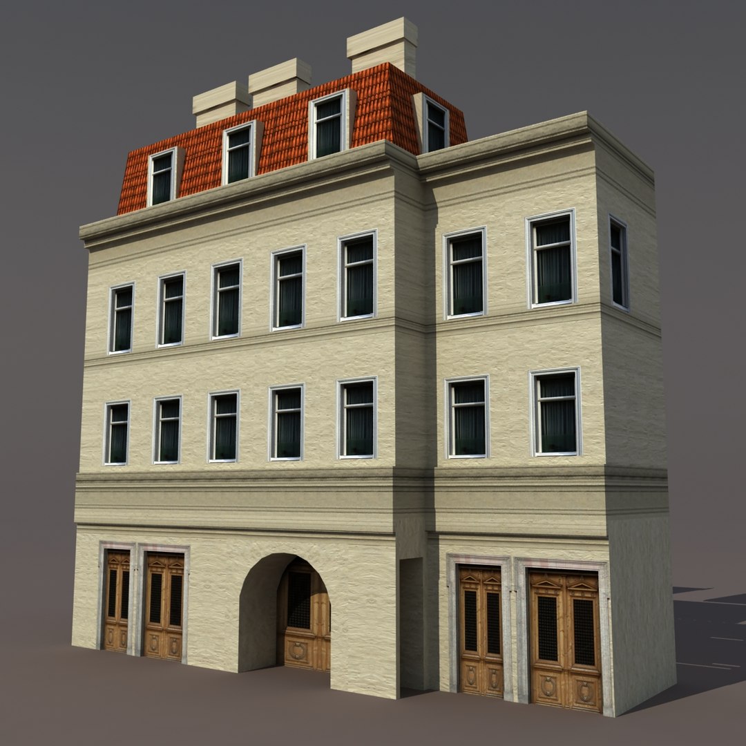 building exterior 3d model