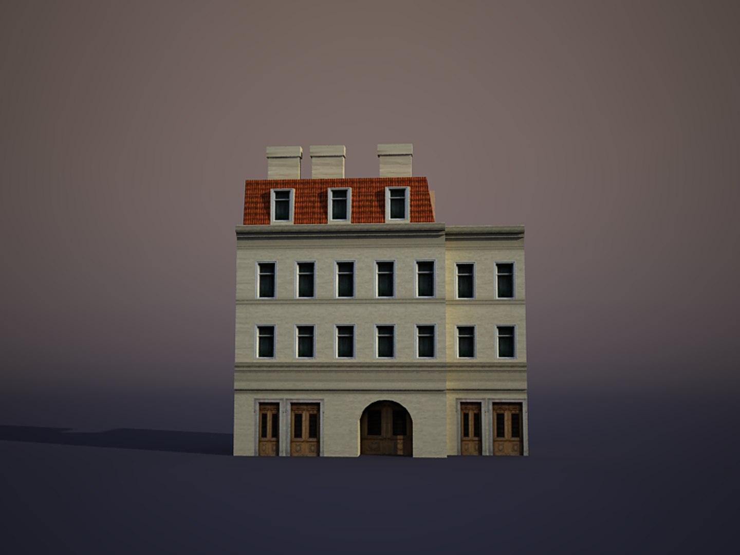building exterior 3d model