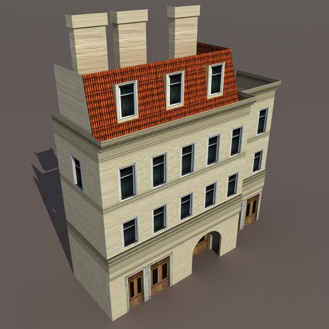 building exterior 3d model
