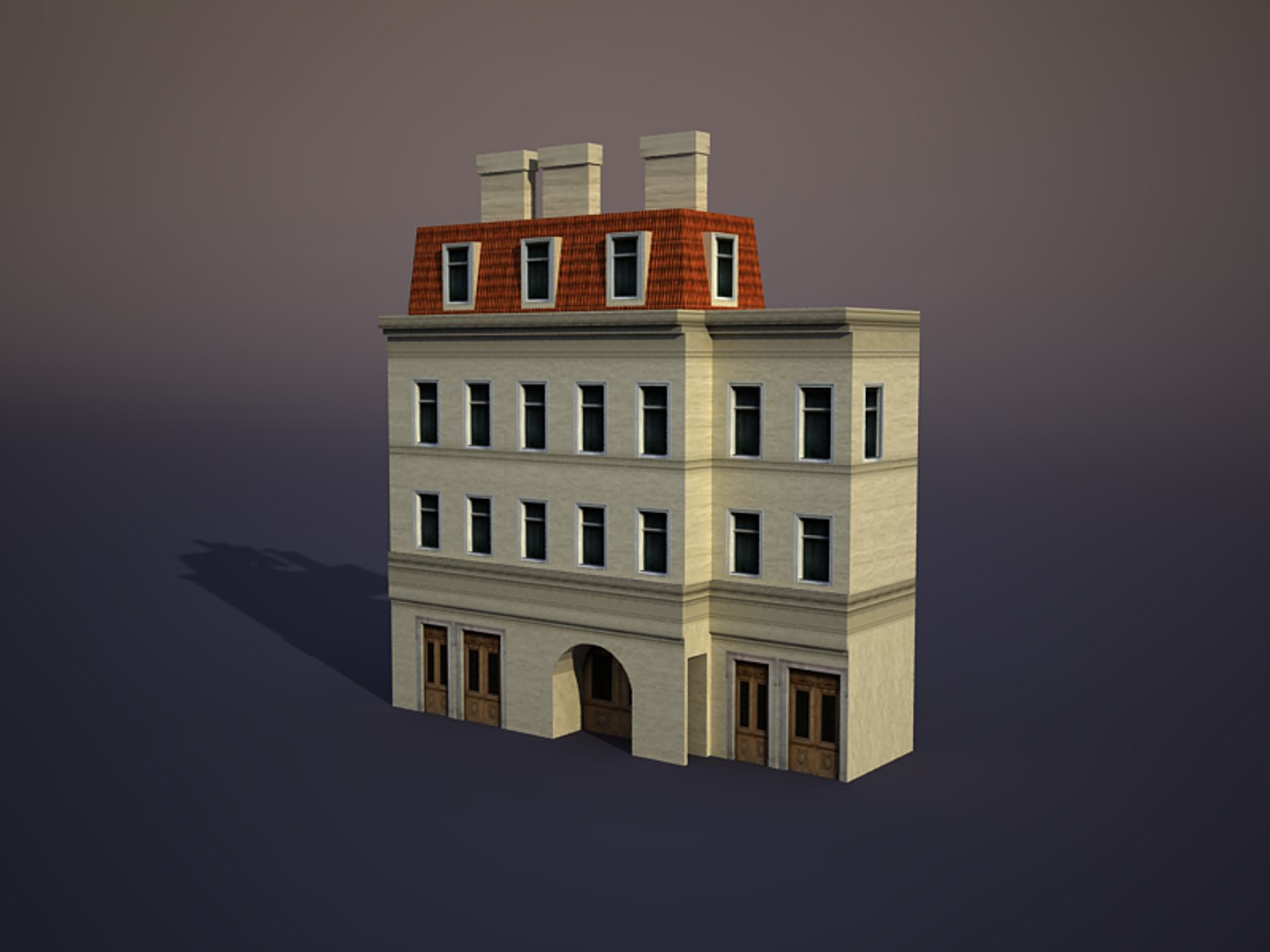 building exterior 3d model