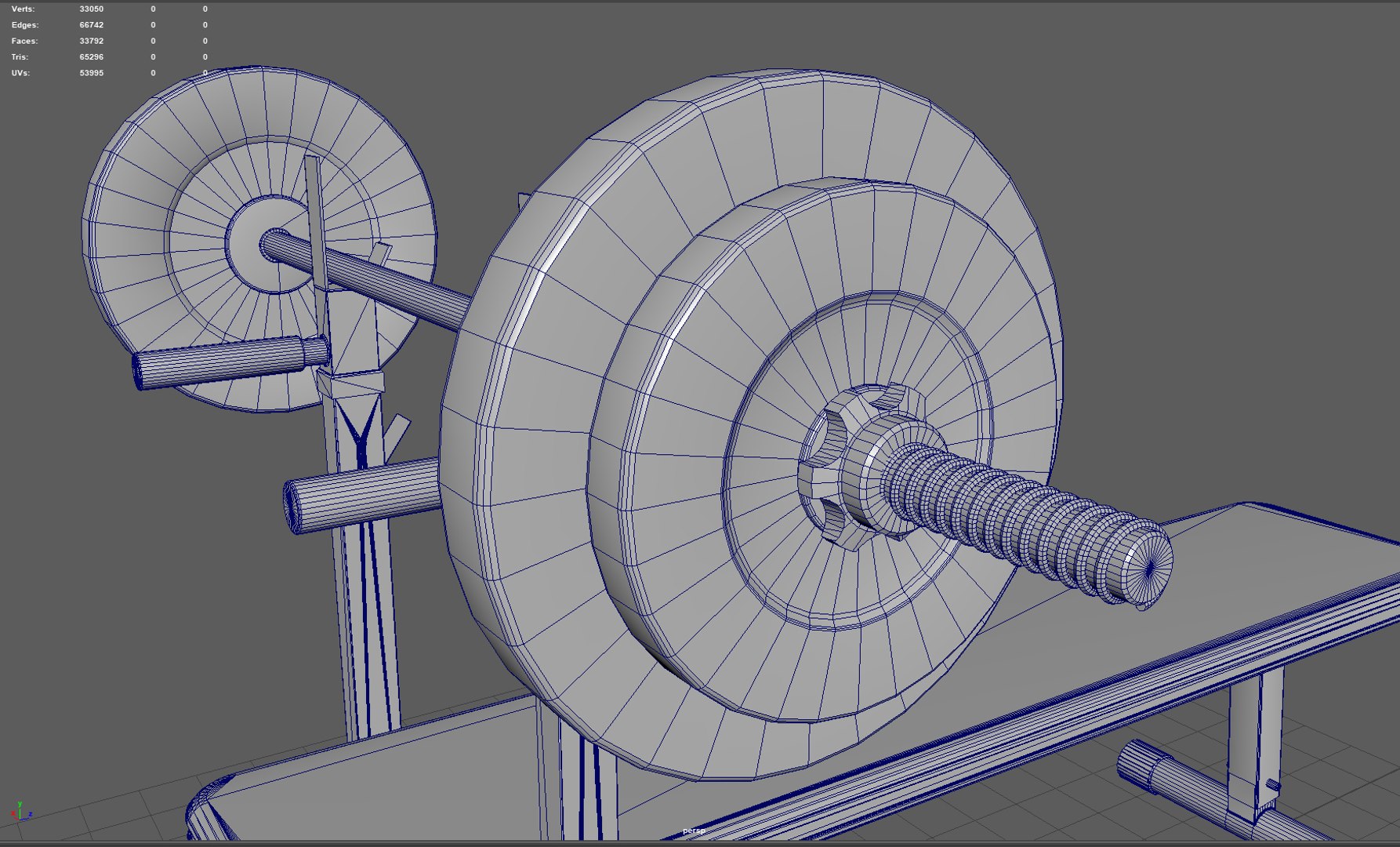 3D model weight bench - TurboSquid 1667689