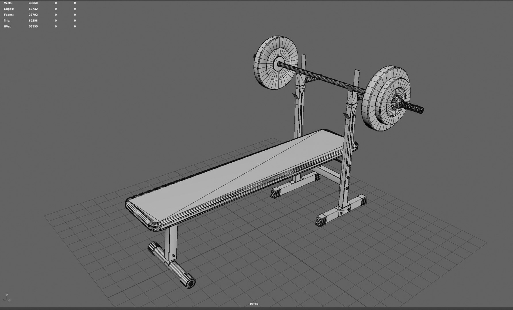 3D model weight bench - TurboSquid 1667689