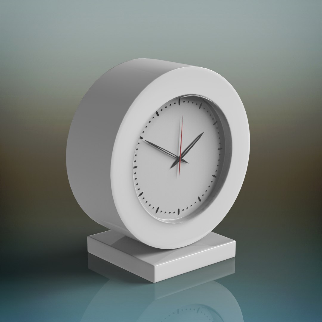 3D clock modeled model - TurboSquid 1702737