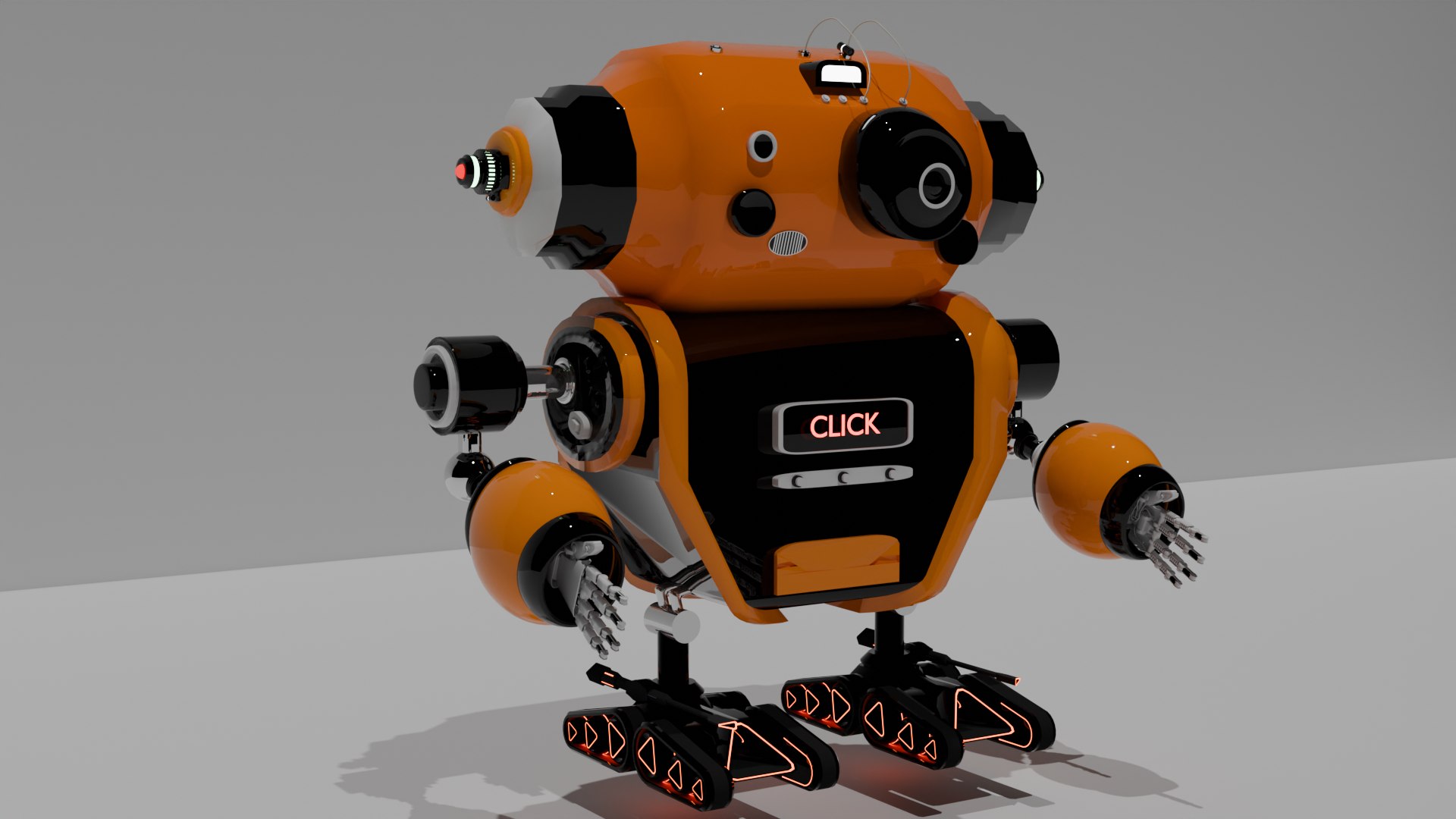3D Cute Camera Robot Click And Switch - TurboSquid 2197716