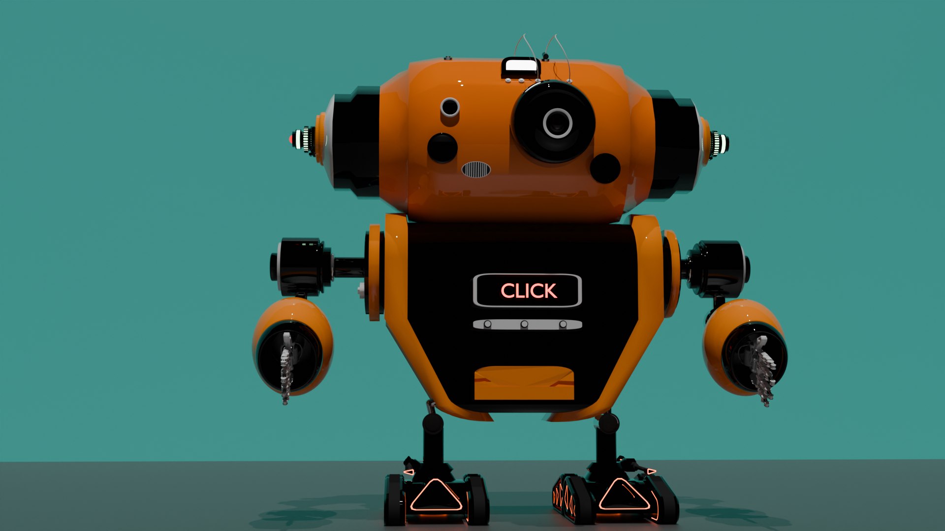 3D Cute Camera Robot Click And Switch - TurboSquid 2197716