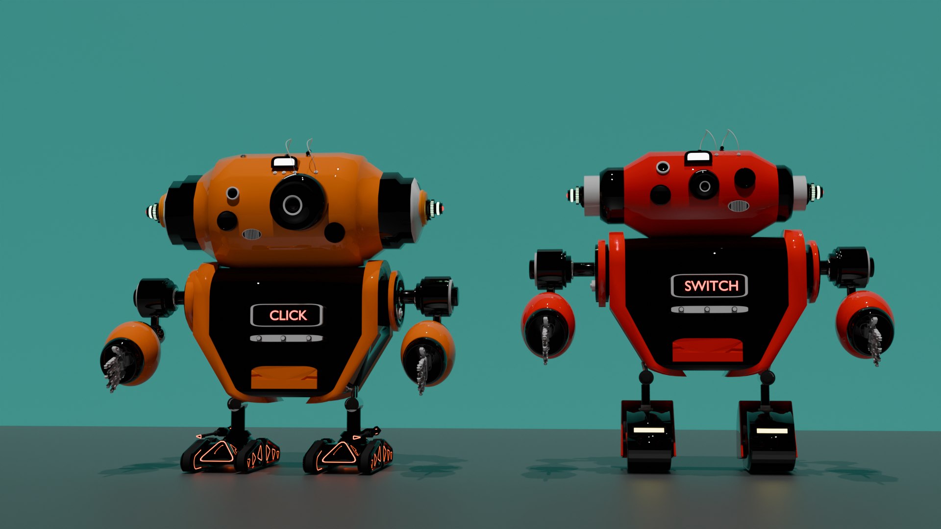 3D Cute Camera Robot Click And Switch - TurboSquid 2197716