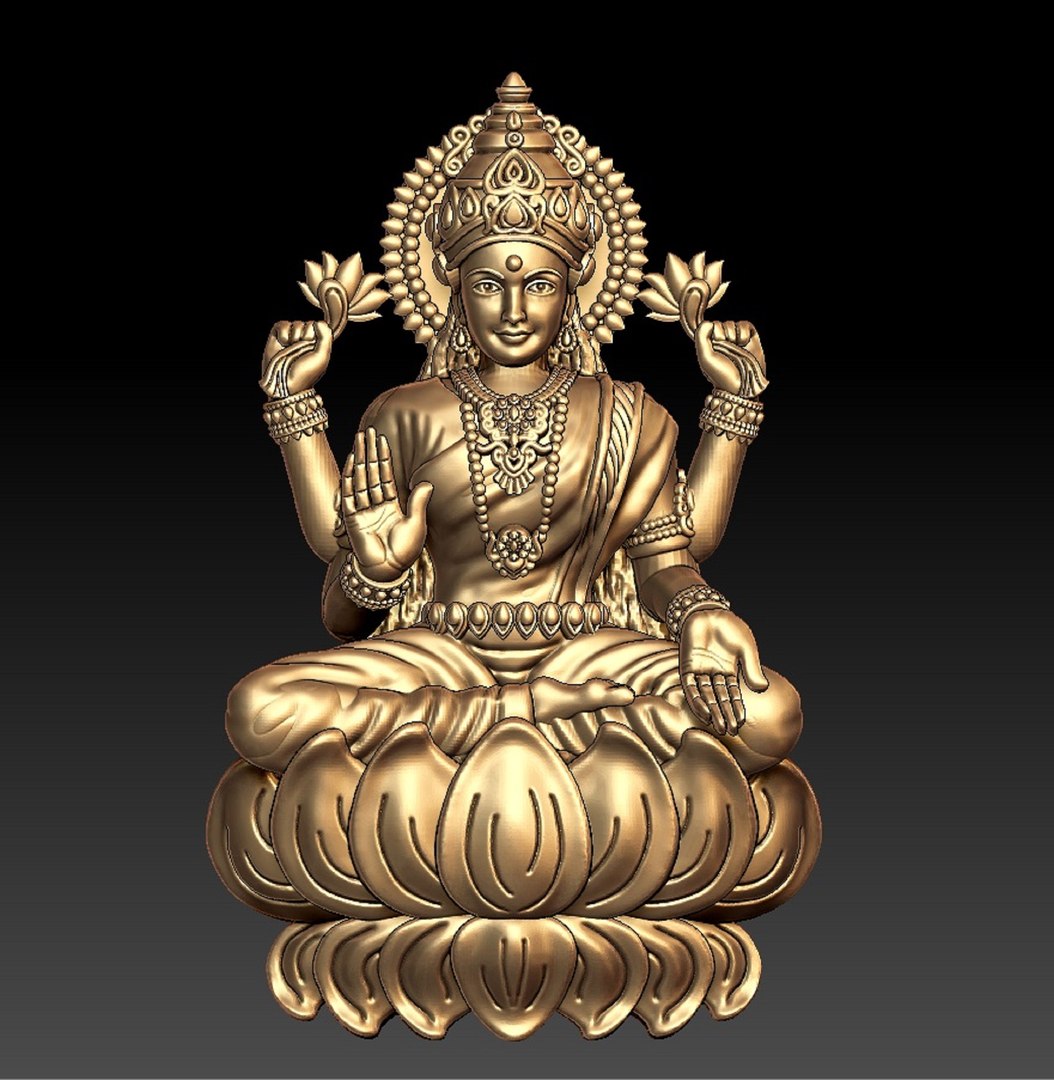 3D LAKSHMI PENDENT model - TurboSquid 2098167