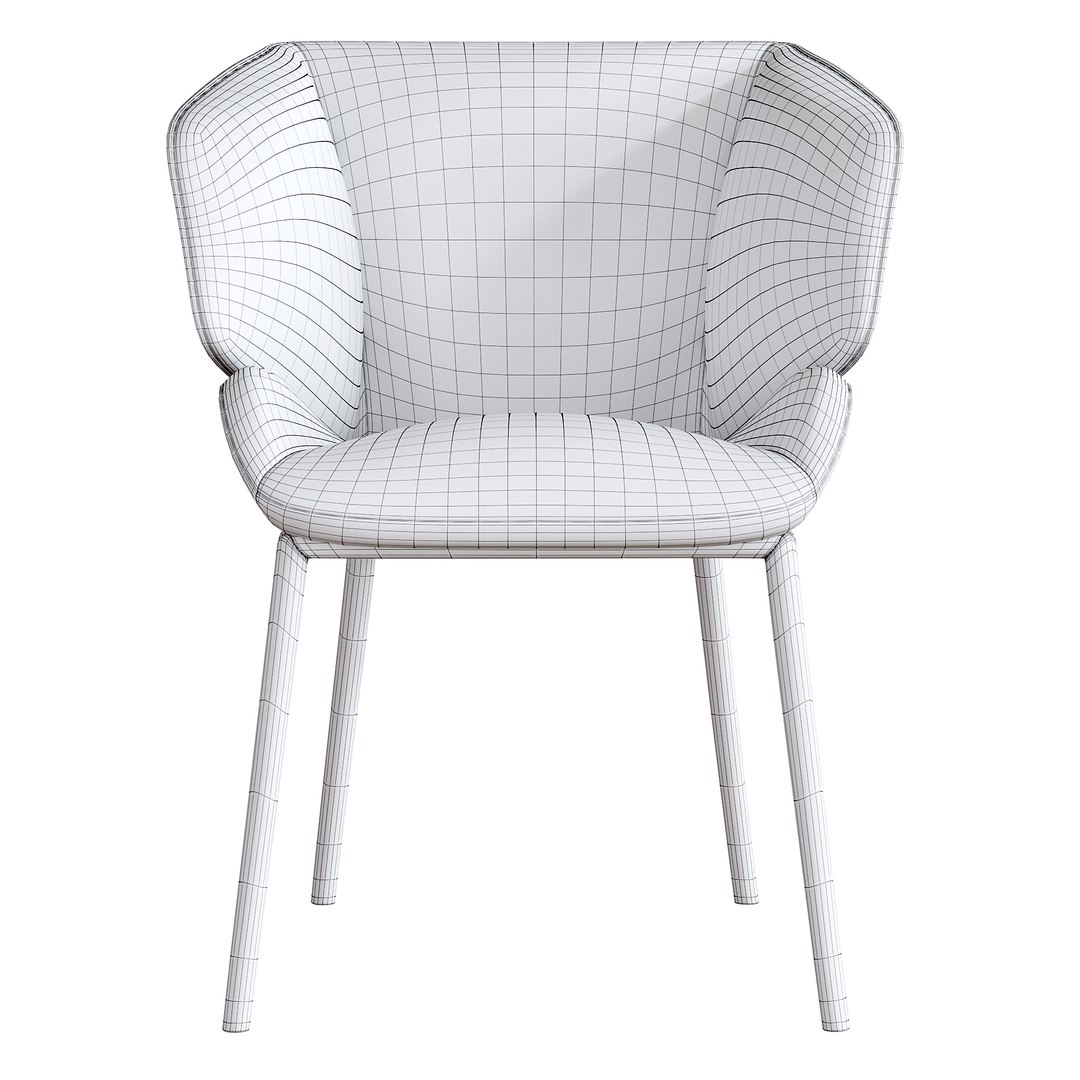 Natuzzi Italia Chairs Rose Dining 3D Model - TurboSquid 1930769