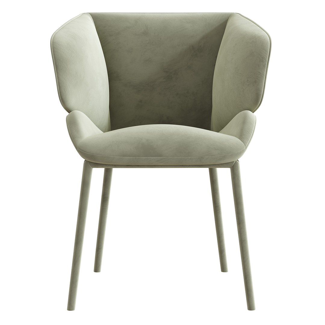 Natuzzi Italia Chairs Rose Dining 3D Model - TurboSquid 1930769