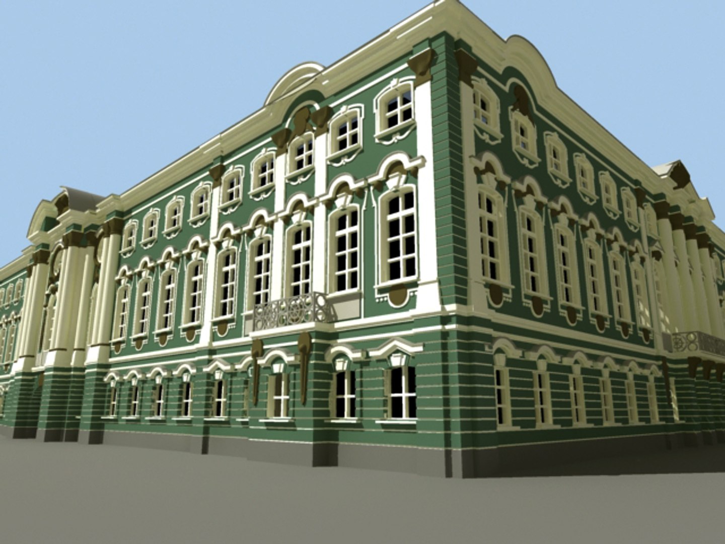 Maya Palace City Building