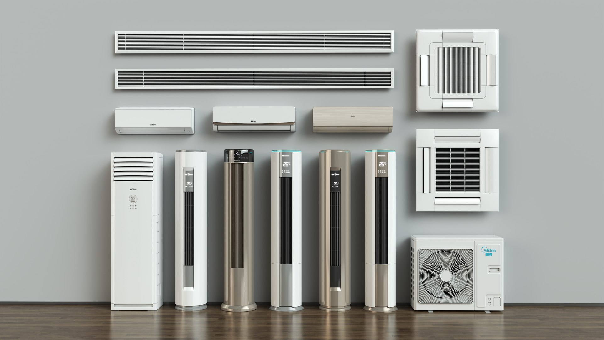3D Model Air Conditioner - TurboSquid 2138797