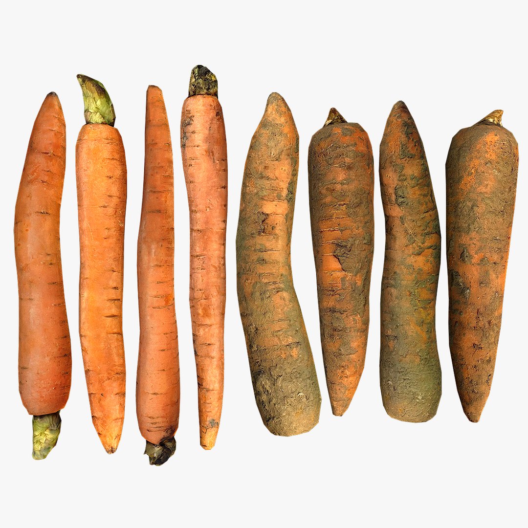 Carrots Vegetables 3D Model - TurboSquid 1916301