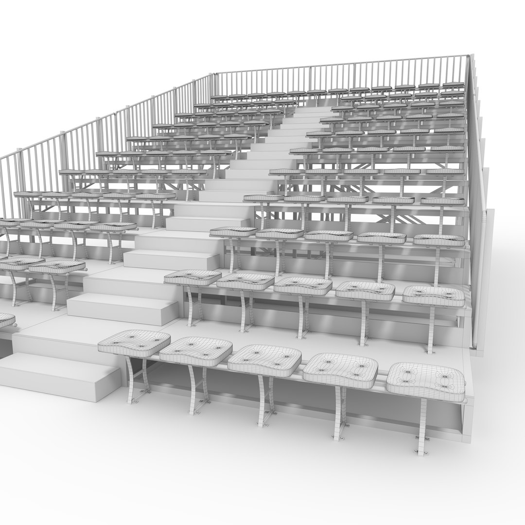 Bleachers 26 Model - TurboSquid 2354919
