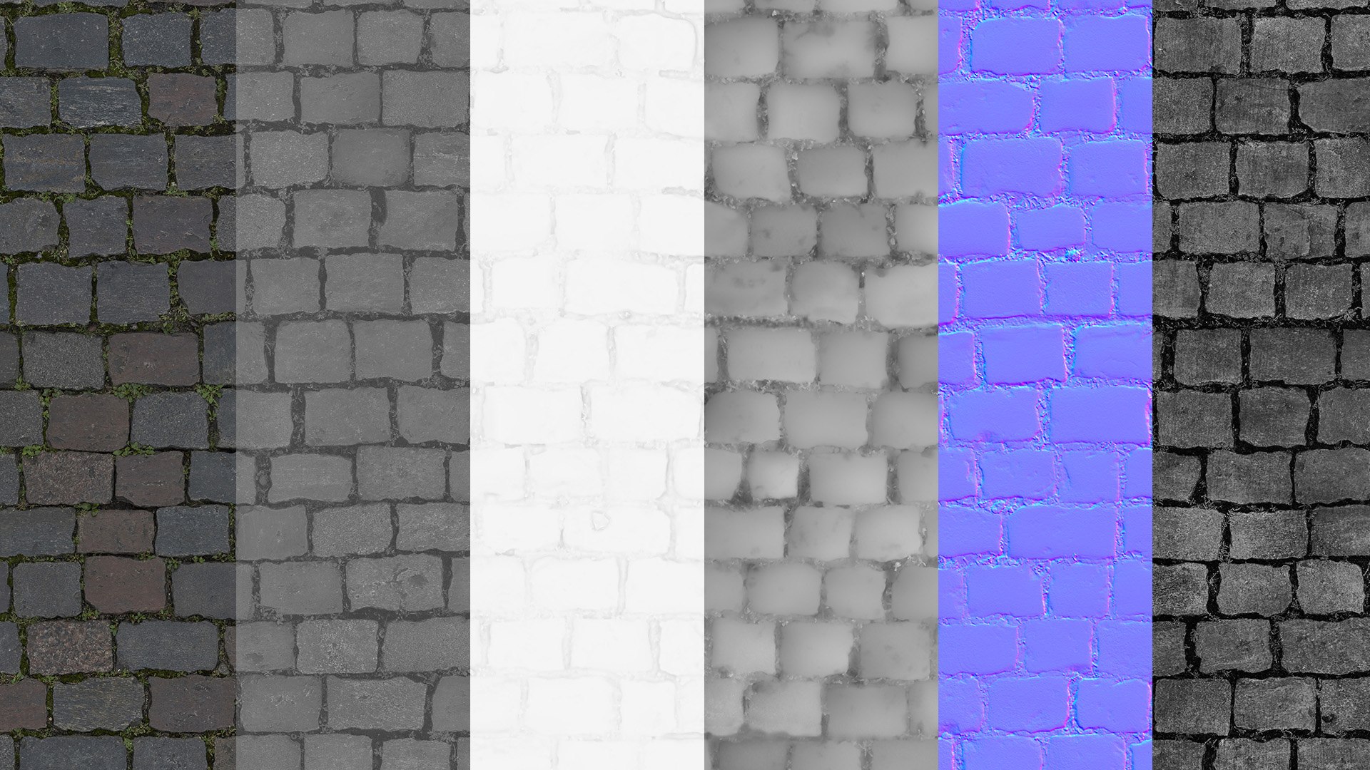 3D Pavement Cobblestone Model - TurboSquid 1211530