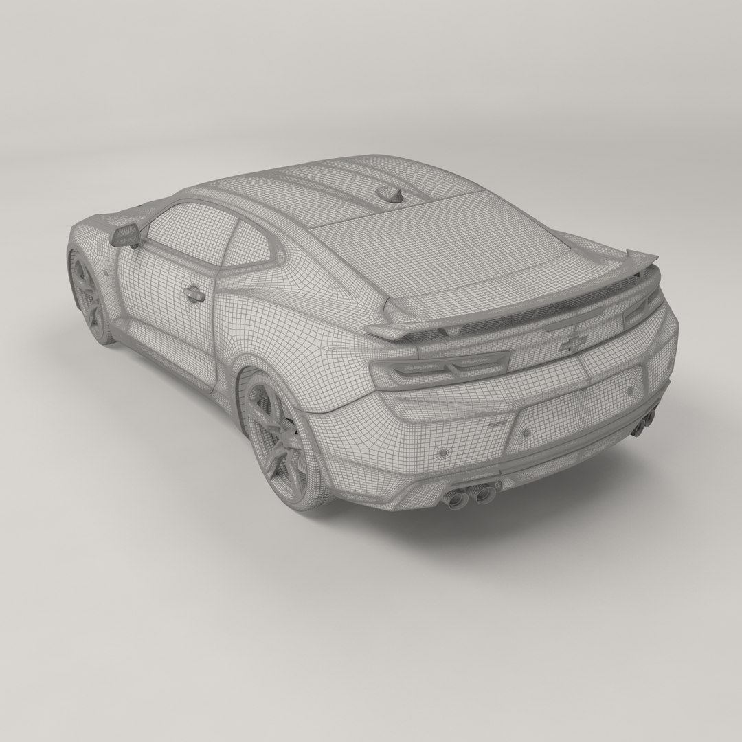 Chevrolet camaro ss 2017 3D model - TurboSquid 1348770