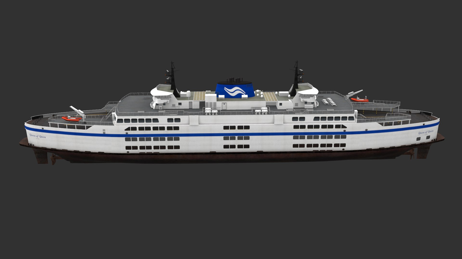 Ferry 3D Model - TurboSquid 2100138
