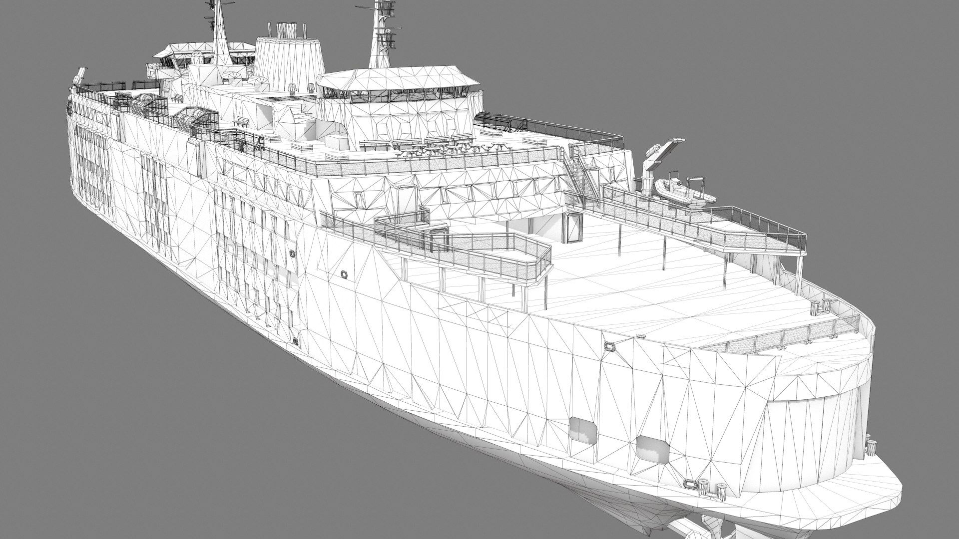 Ferry 3D Model - TurboSquid 2100138