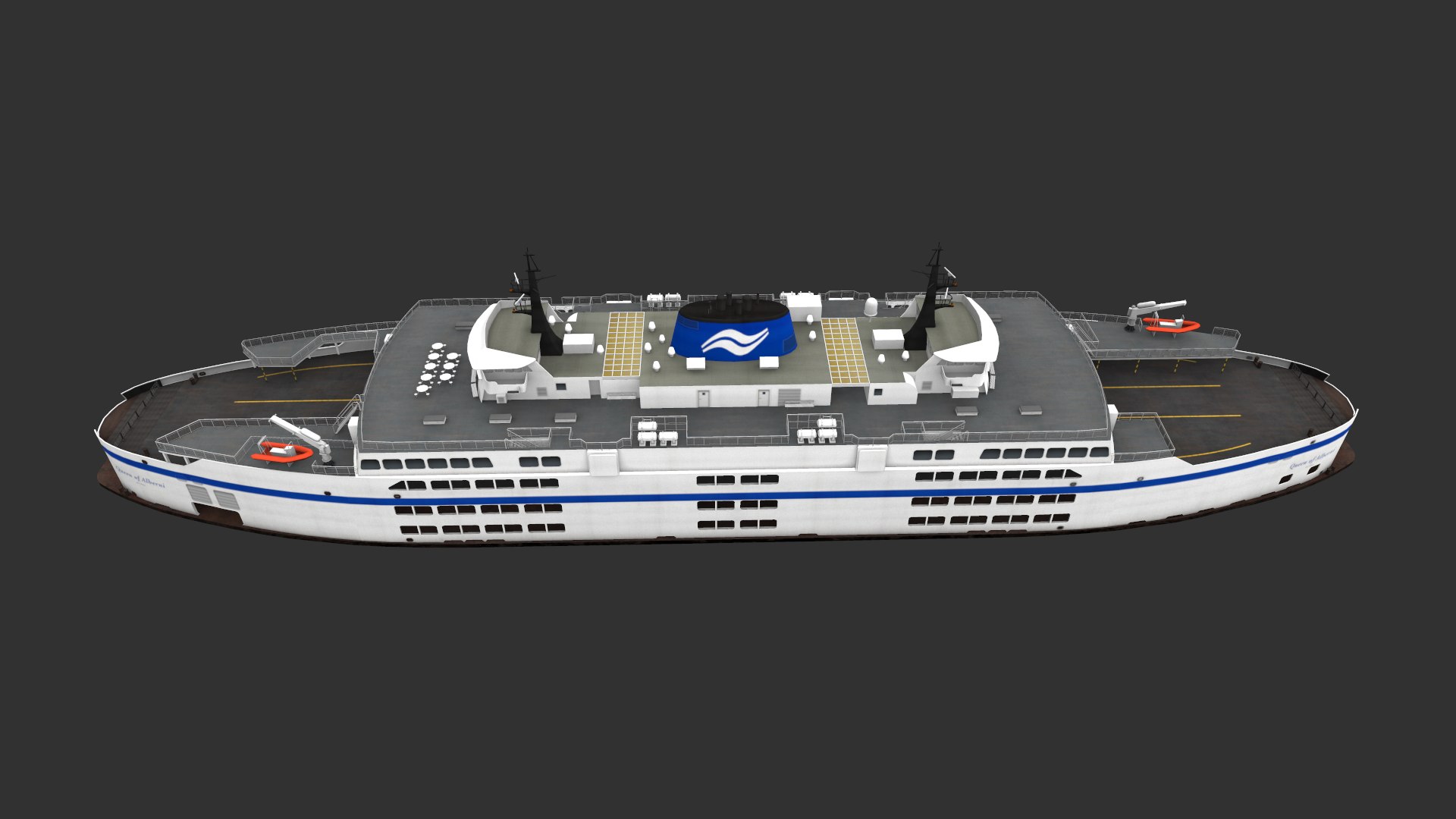 Ferry 3D Model - TurboSquid 2100138