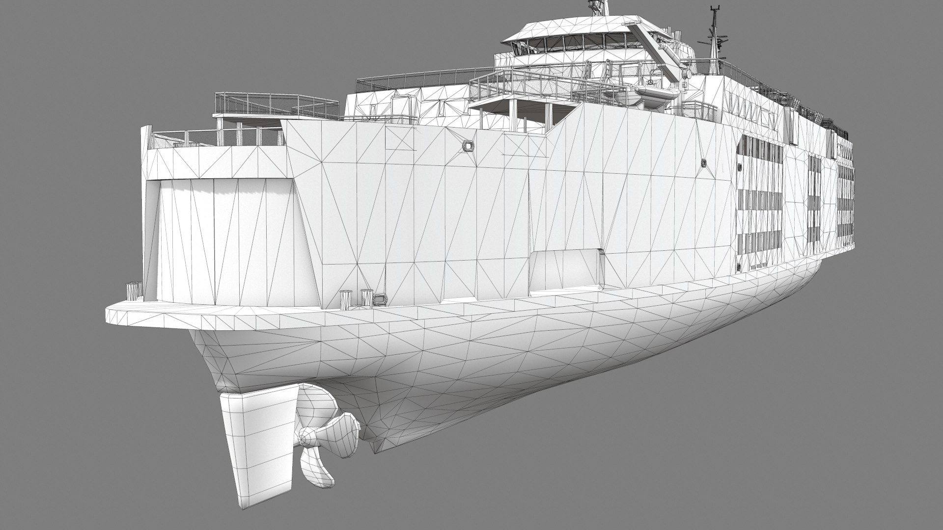 Ferry 3D Model - TurboSquid 2100138