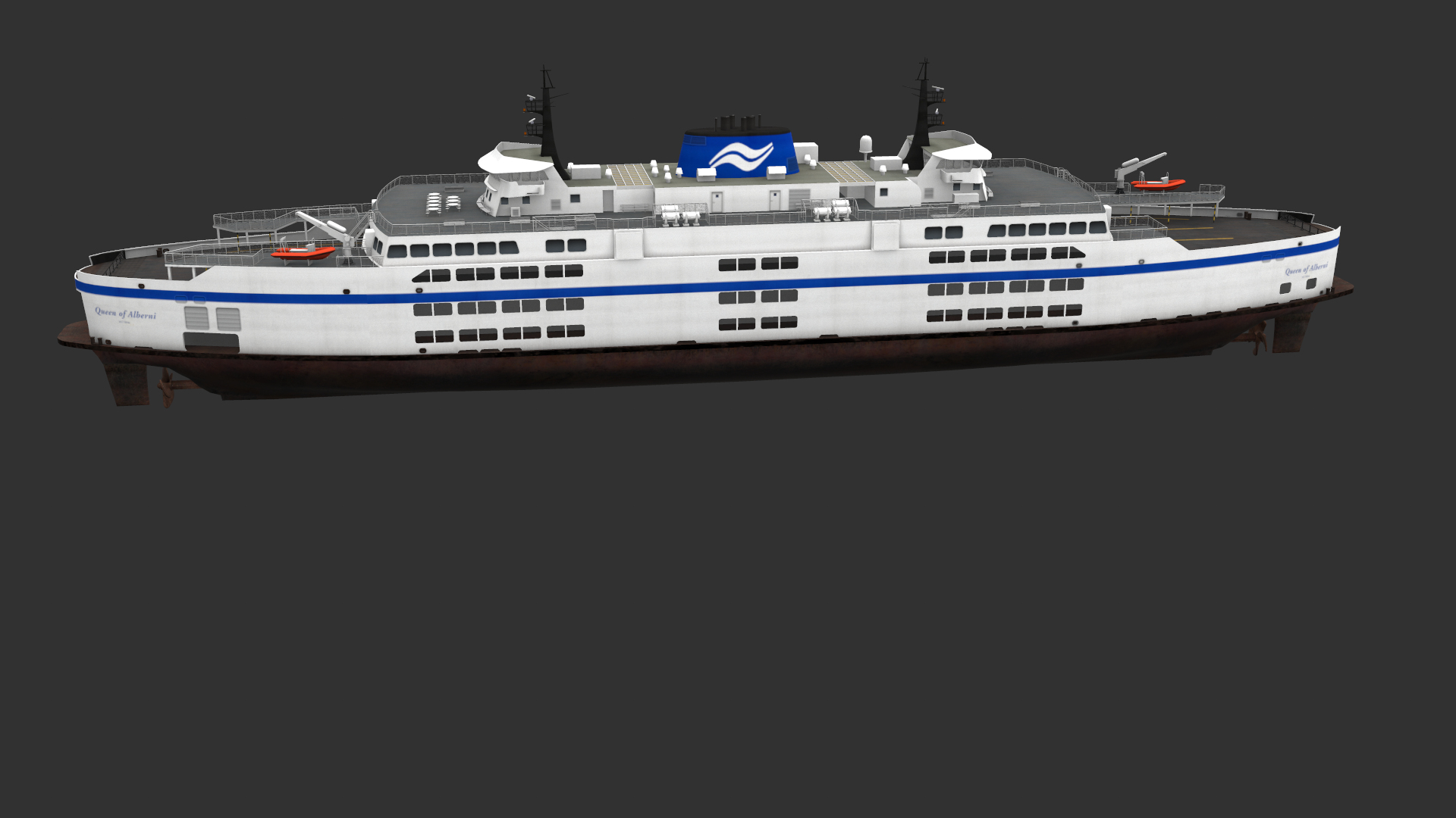 Ferry 3D Model - TurboSquid 2100138