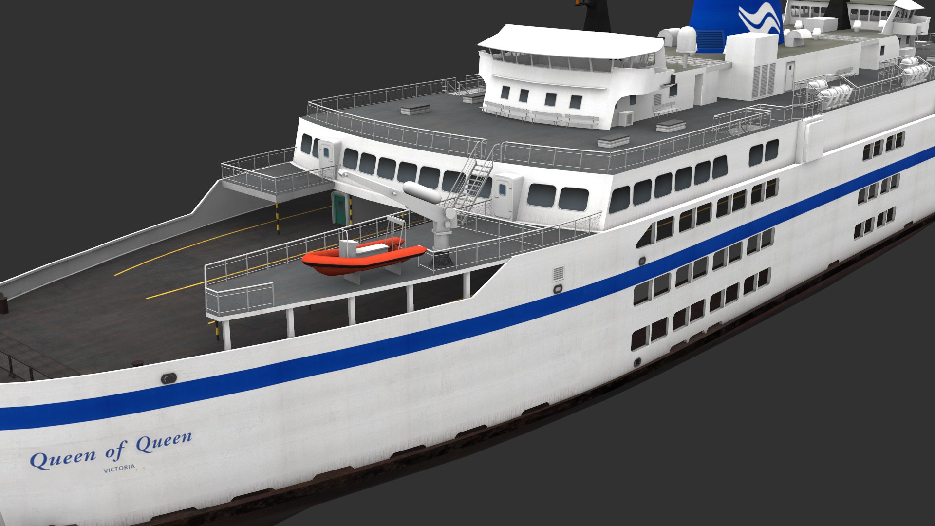 Ferry 3D Model - TurboSquid 2100138