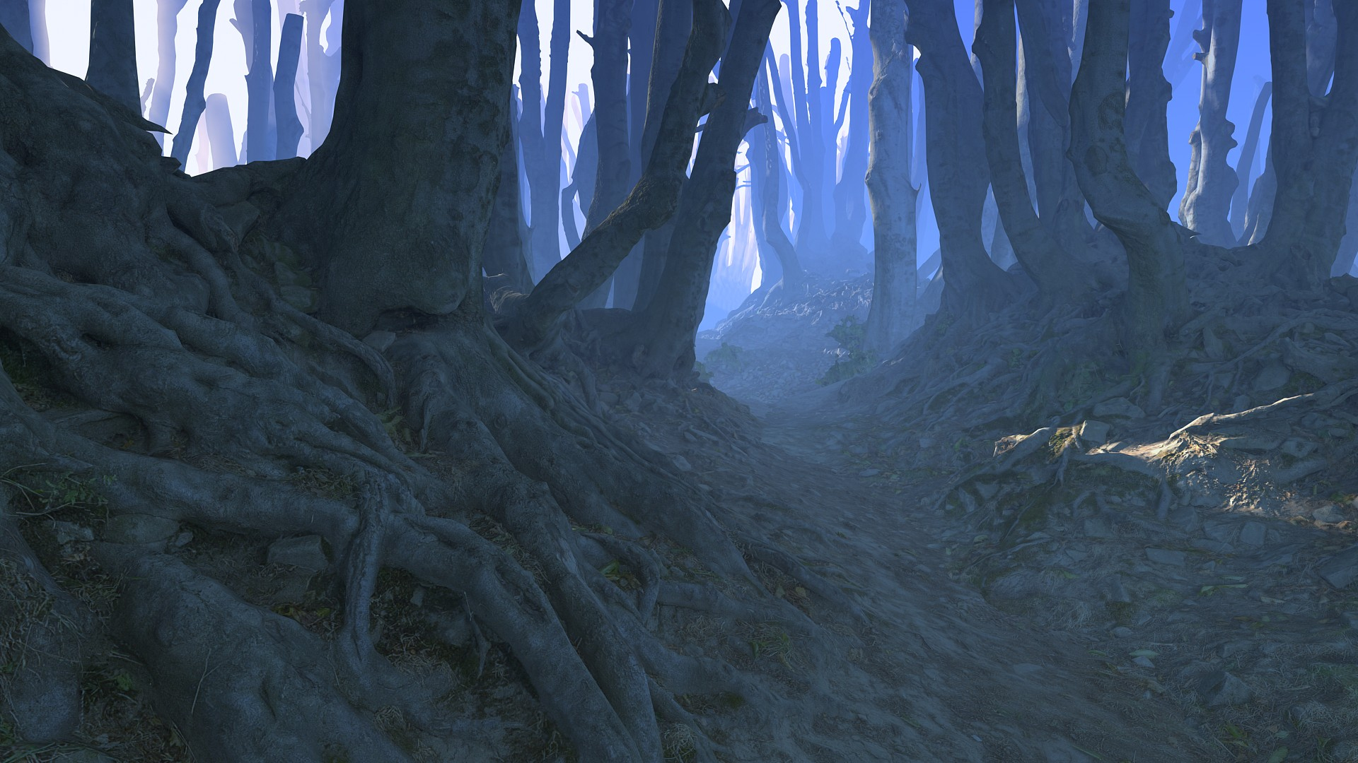 3d Model Real Forest Ultra Hd