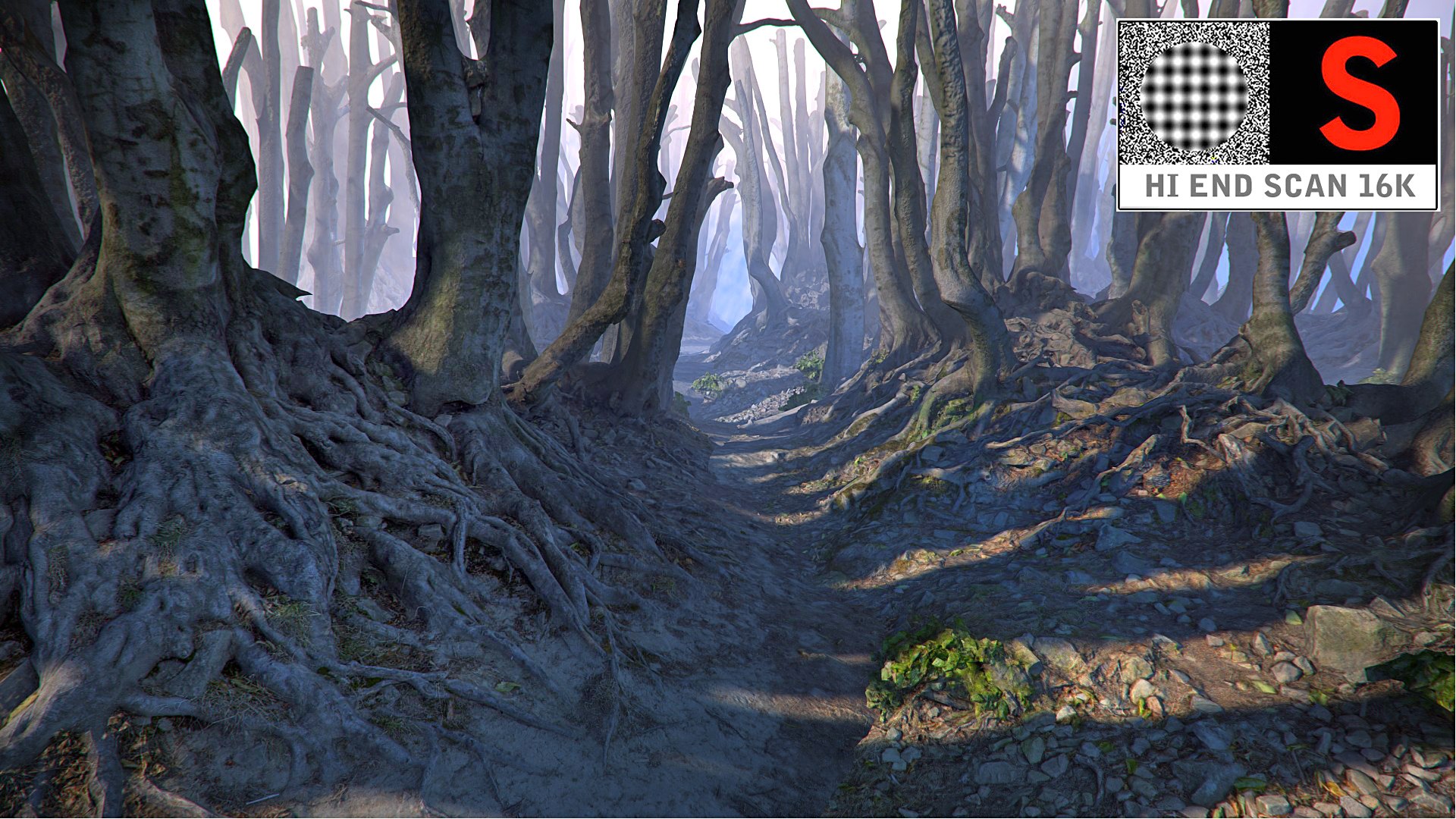 3d model real forest ultra hd