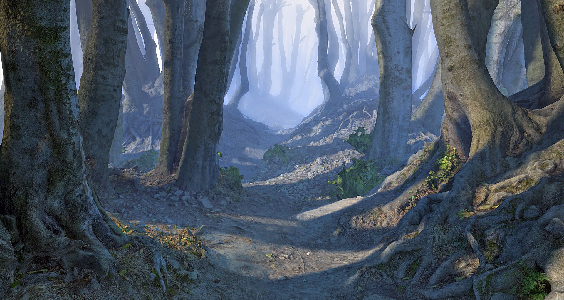 3d Model Real Forest Ultra Hd