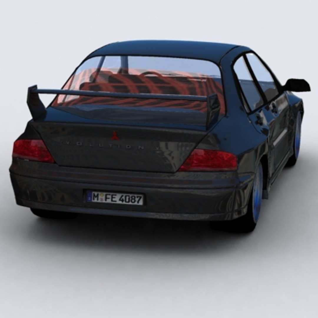 Mitsubishi Evo Vii 3d Model