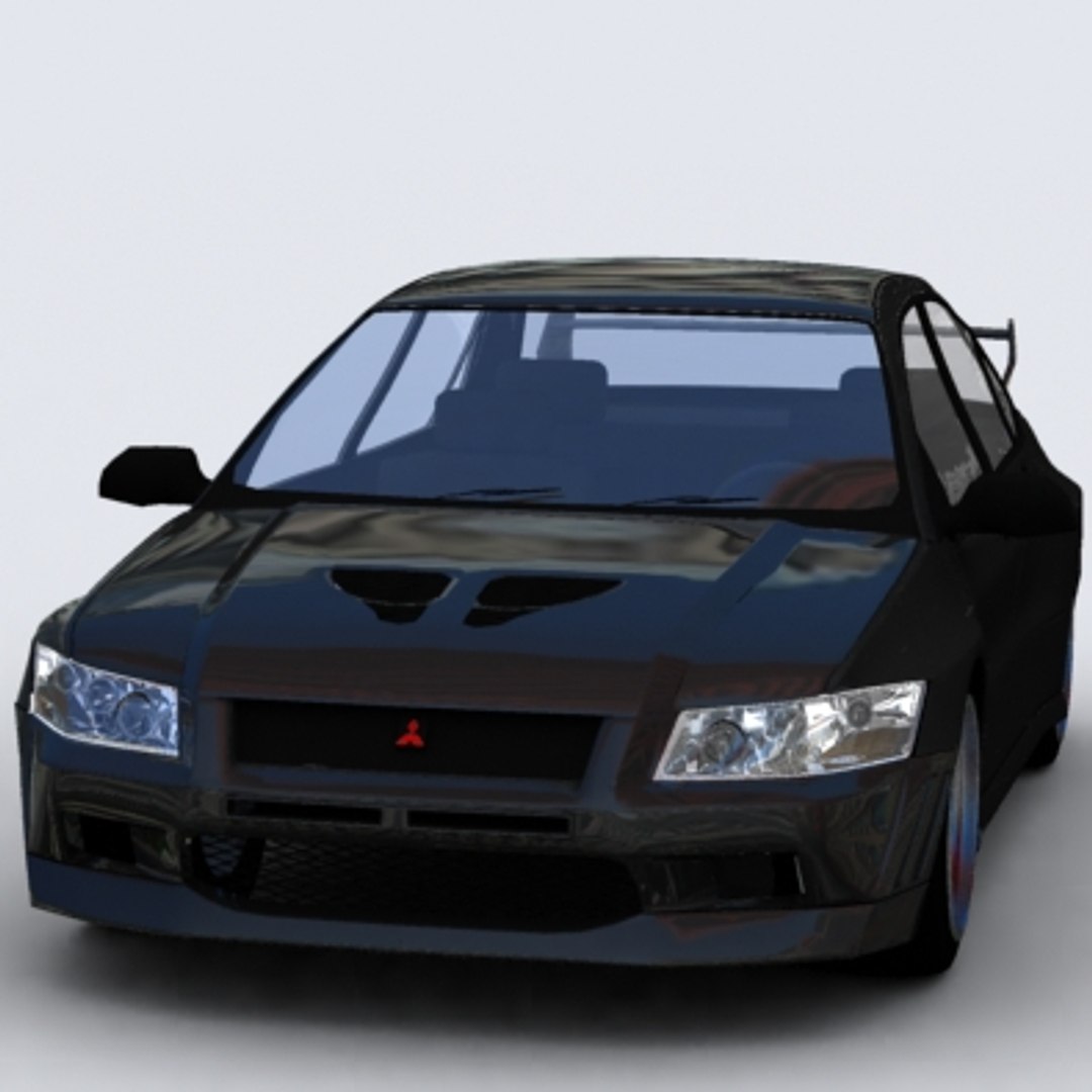 Mitsubishi Evo Vii 3d Model