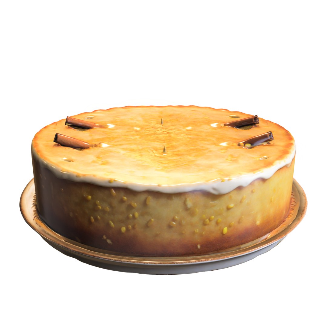 3D Realistic Cheesecake - TurboSquid 2379542